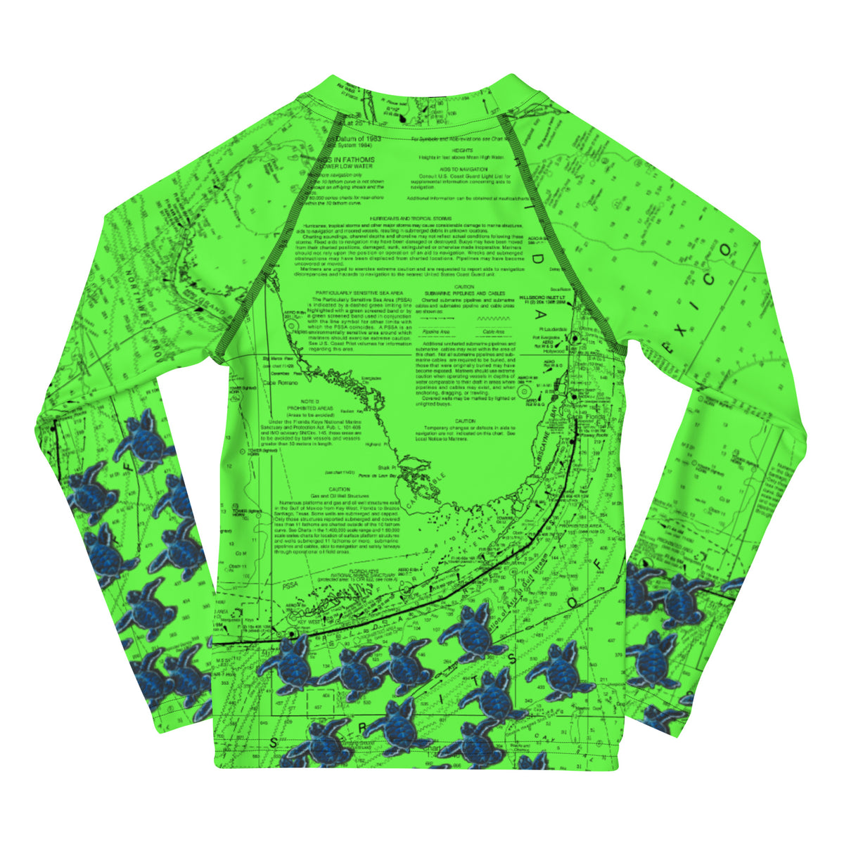 Green Hatchlings Kids Rash Guards – Carly Mejeur